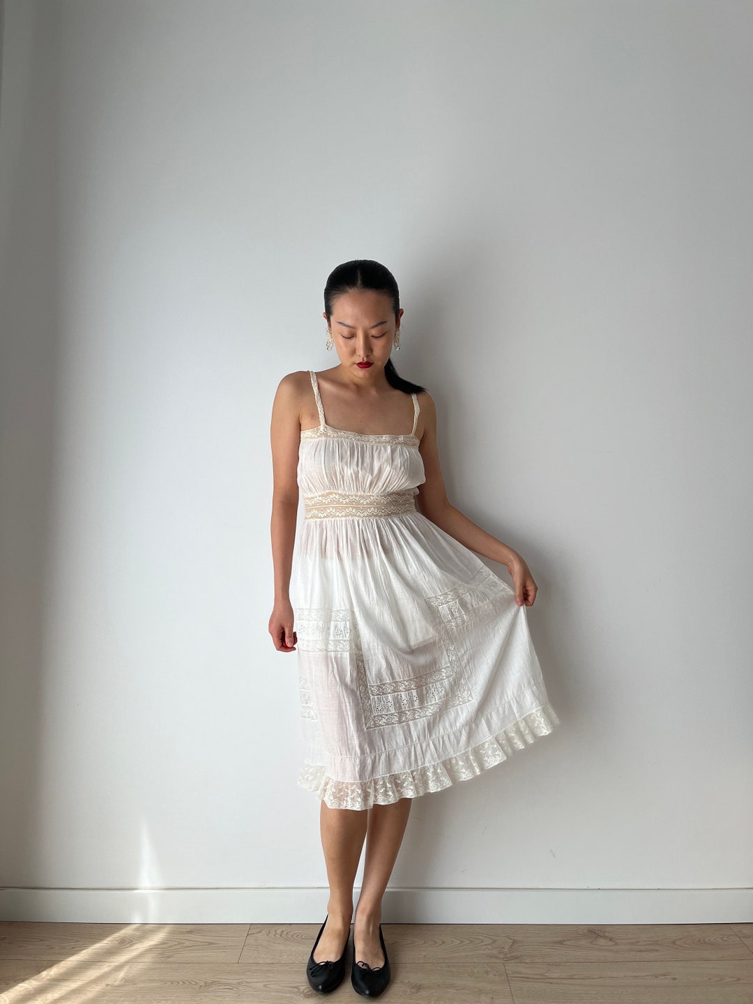 Antique 1800s Early 1900s White Cotton Lace Renaissance Victorian ...