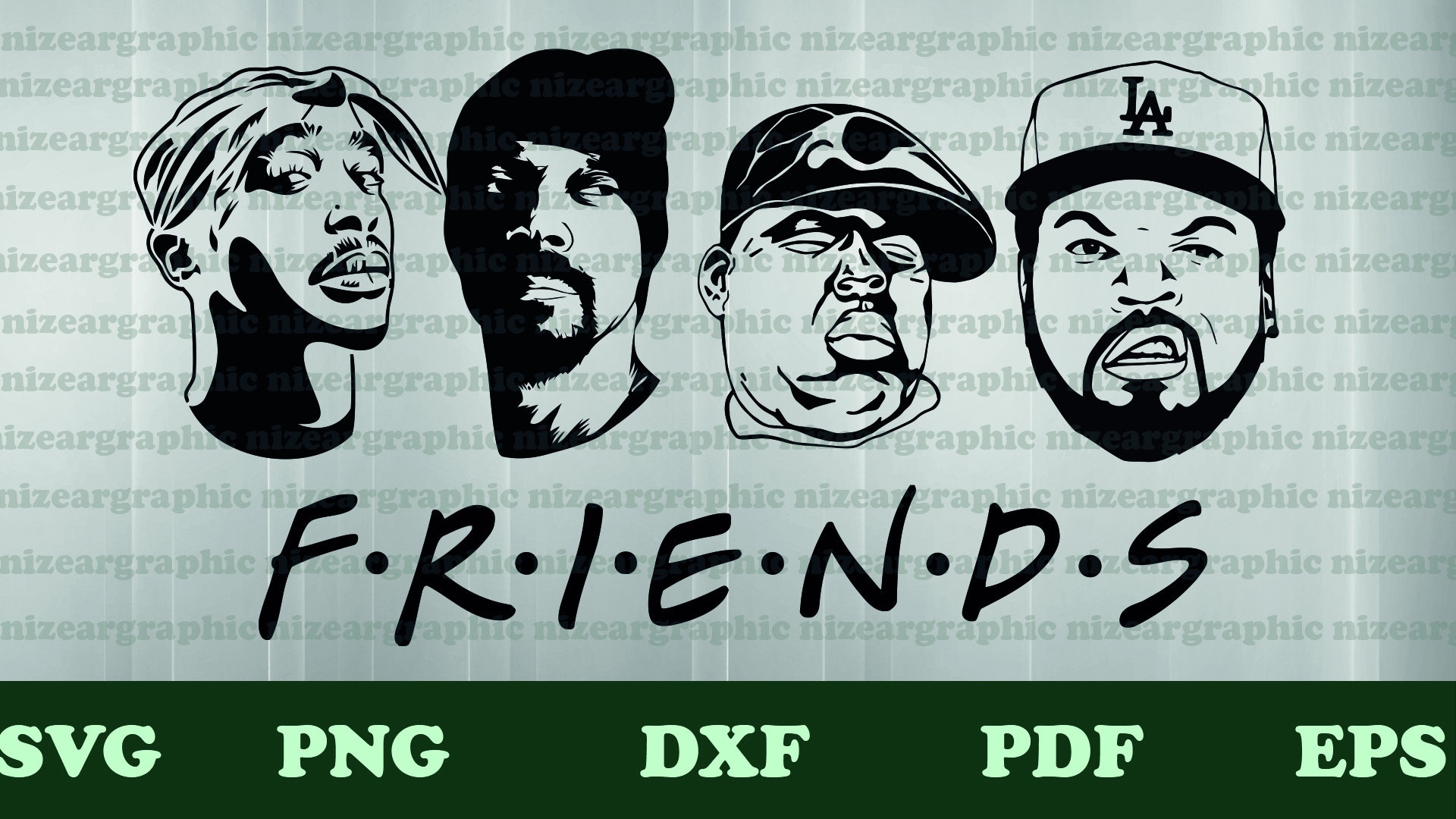 Drawing & Illustration Silhouette DXF PNG Cutfiles Rapper svg Cricut ...