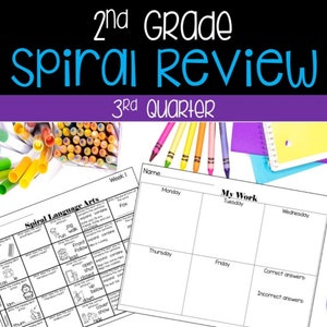 Second Grade Language Arts ELA Worksheet Bell Ringers Morning Work ELA ...