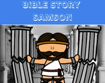 Samson Bible Study for Kids L Book of Judges Bible Lessons for ...