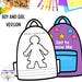 All About Me Back to School Kindergarten Crafts Backpack Get to Know Me ...