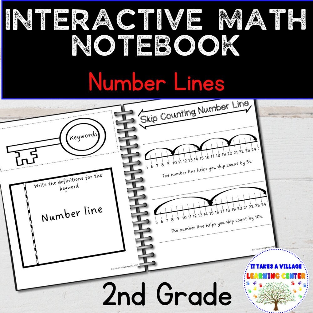 IM Grade 2 Math™ Number Line Worksheets 2nd Grade Number Line Printable ...