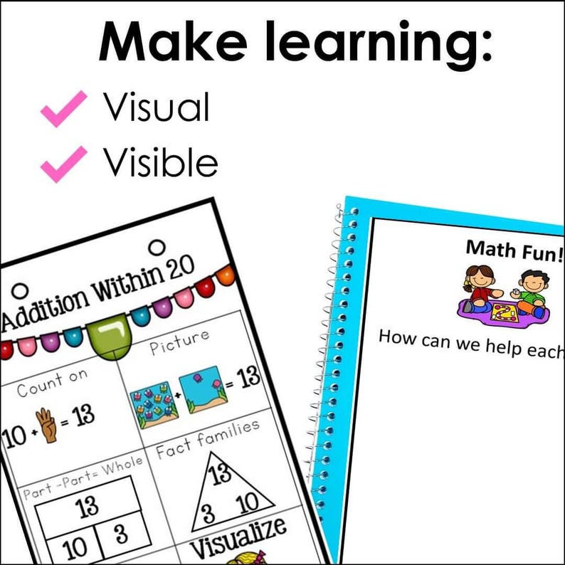 Colorful Math Talk Anchor Charts IM Grade 2 2nd Grade Math Posters for ...