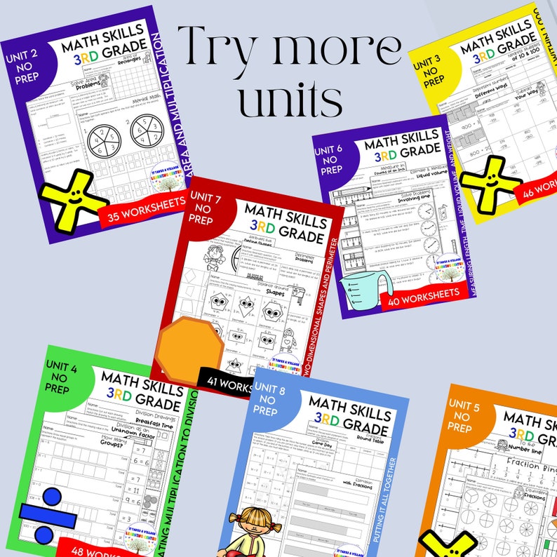 IM Grade 3 Math™ Multiplication Math Worksheets Third Grade Student ...