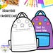 All About Me Back to School Kindergarten Crafts Backpack Get to Know Me ...