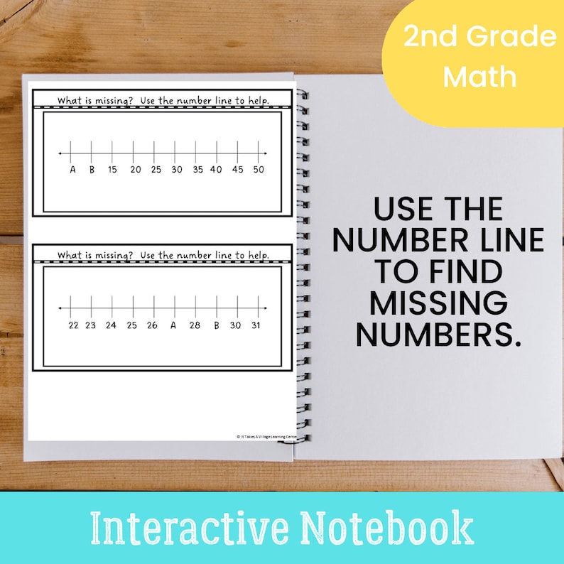 IM Grade 2 Math™ Number Line Worksheets 2nd Grade Number Line Printable ...