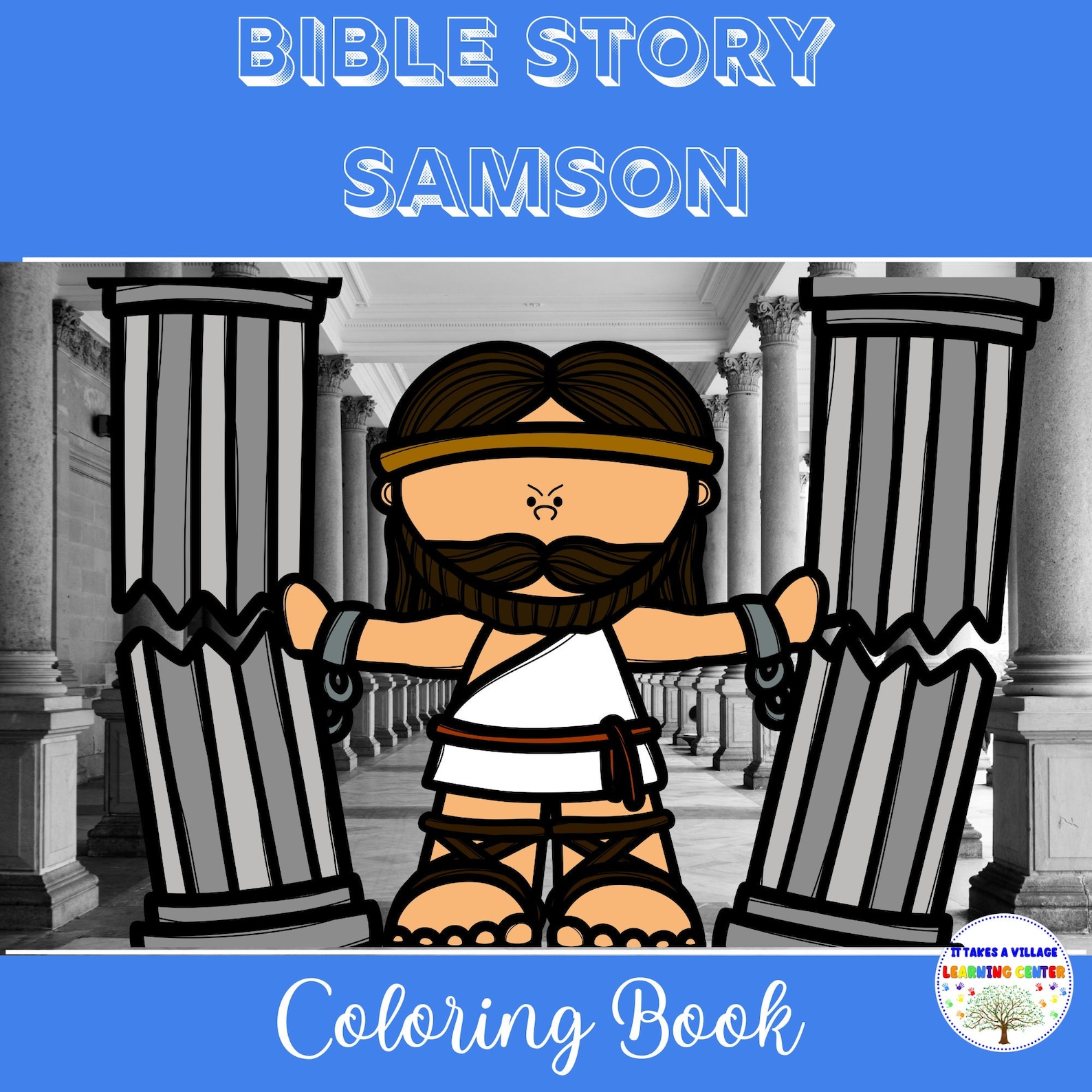 Samson and Delilah Coloring Book for Kids | Bible Study and Sunday ...