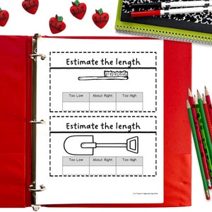 2nd Grade Math: Measuring Length Interactive Notebook - Etsy
