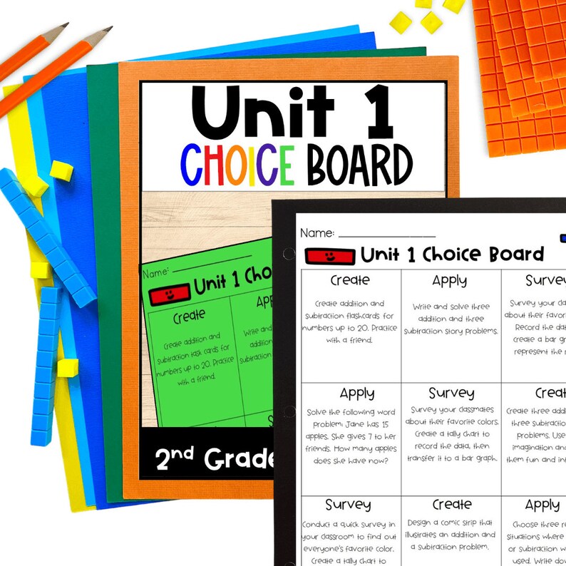 2nd Grade Math Classroom Activities Addition, Subtraction, & Working ...