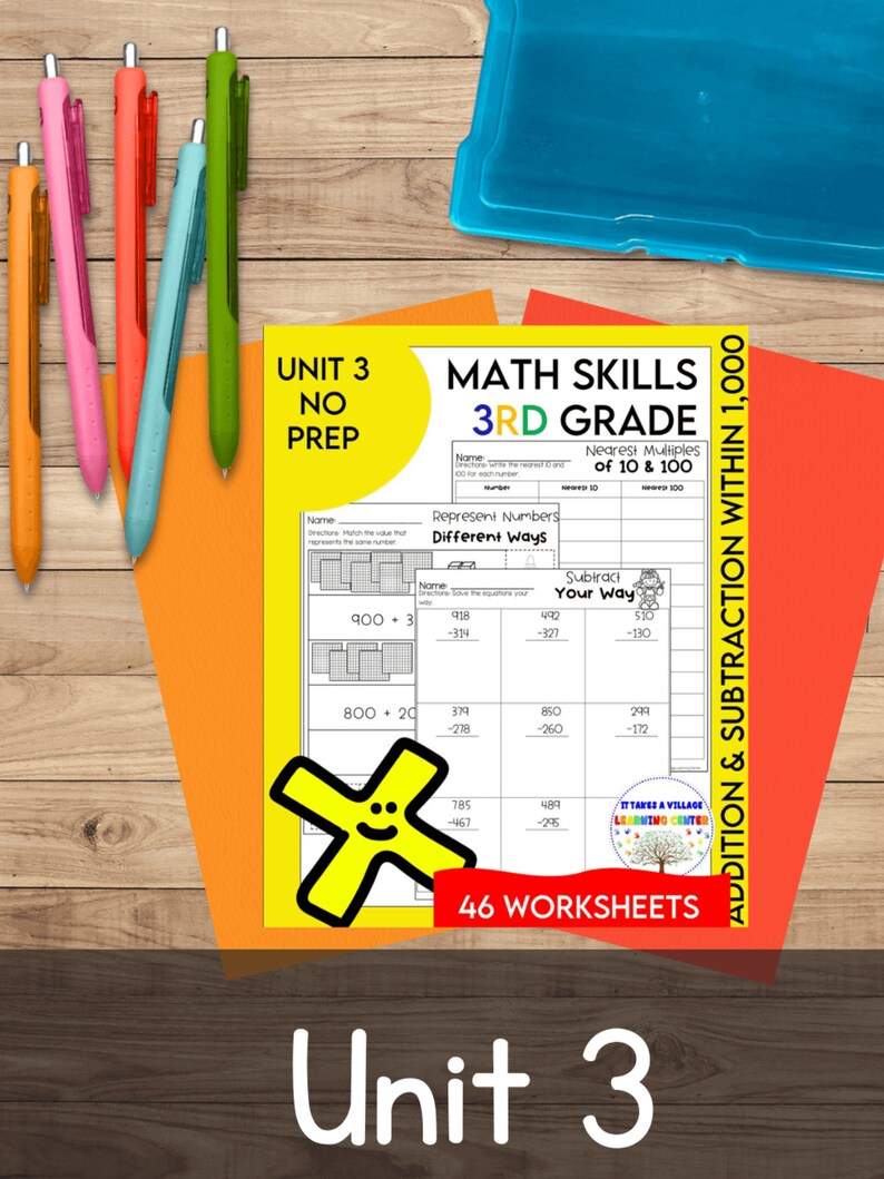 IM Grade 3 Math™ Addition & Subtraction up to 1,000, 3rd Grade Math ...