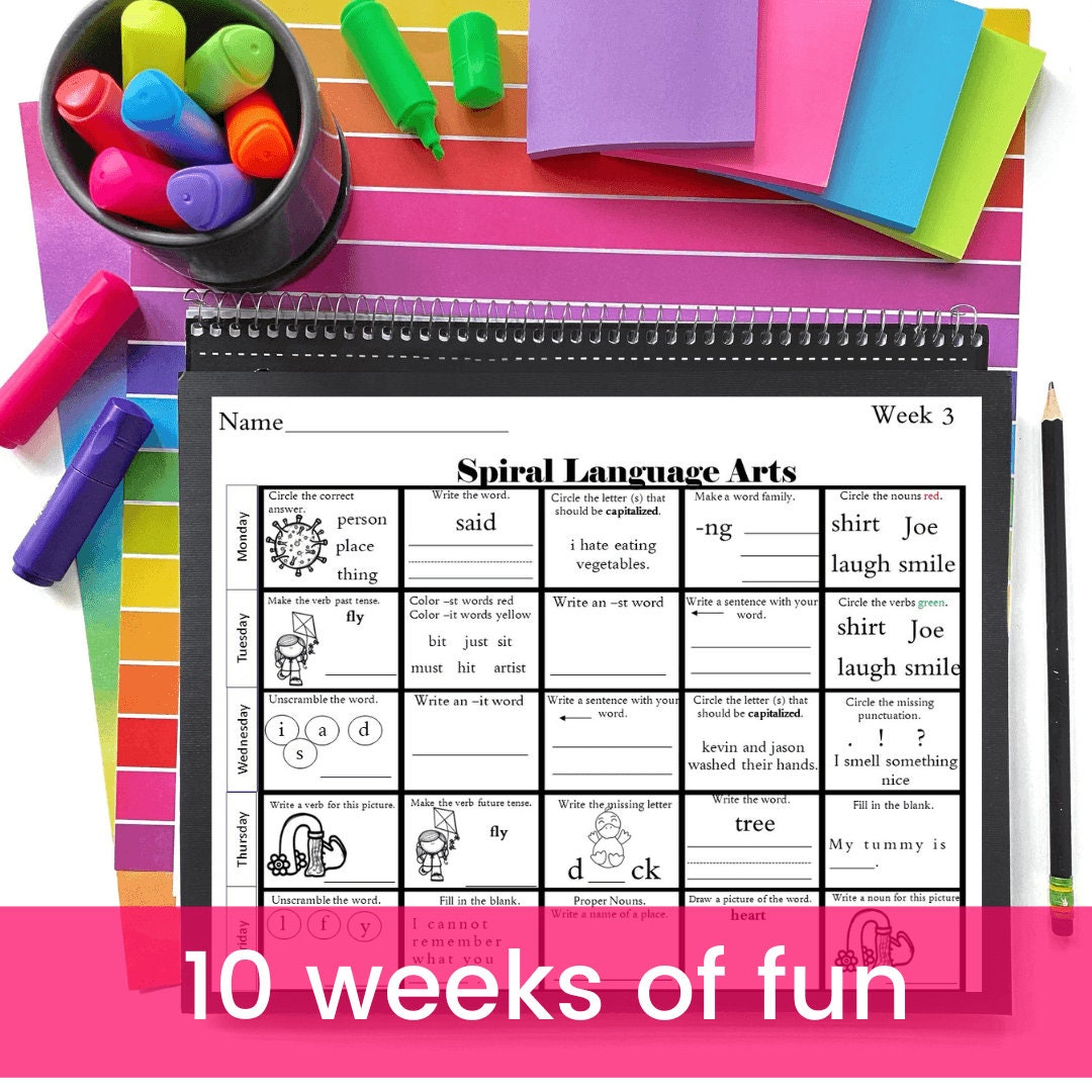 First Grade Worksheets Printable Language Activities Phonics Worksheets ...