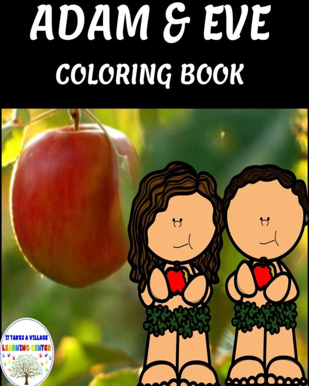 Adam and Eve Coloring Book: Bible Story Activities - Etsy
