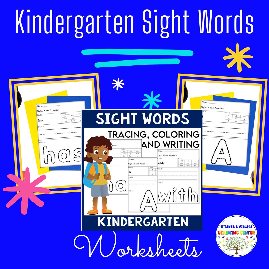 EL Education Kindergarten 60+ Sight Word Worksheets | Practice Spelling ...