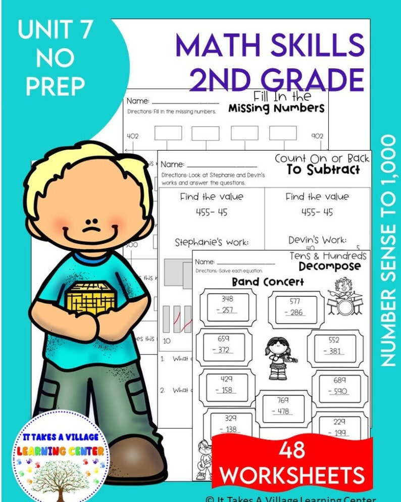 Add and Subtract Within 1000 - Illustrative Math Unit 7 - Second Grade ...