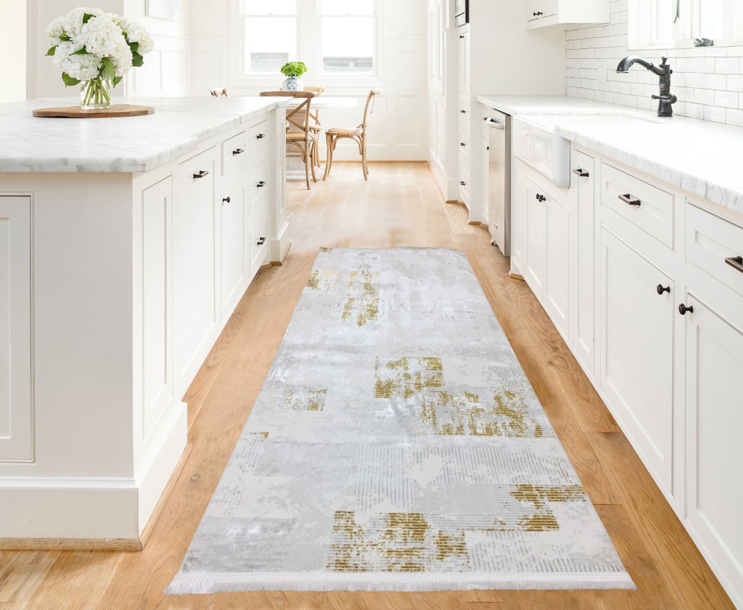 Silk Looks Custom Runner Rug for Stairs Kitchen Corridor, Extra Long ...