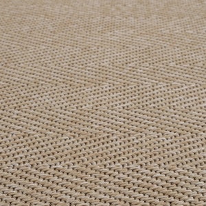 MARY Cool Scalloped Custom Jute Sisal Rugs Runner for Hallway Kitchen ...