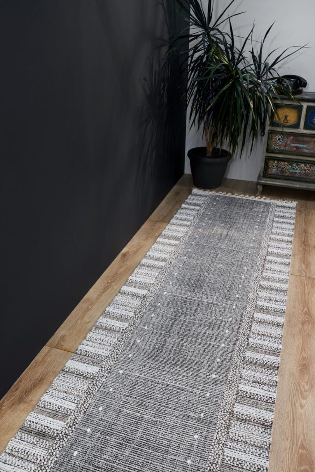 Custom Rug Runner, Pet Friendly, STRIPED Soft Woven Cool Rugs for Home ...