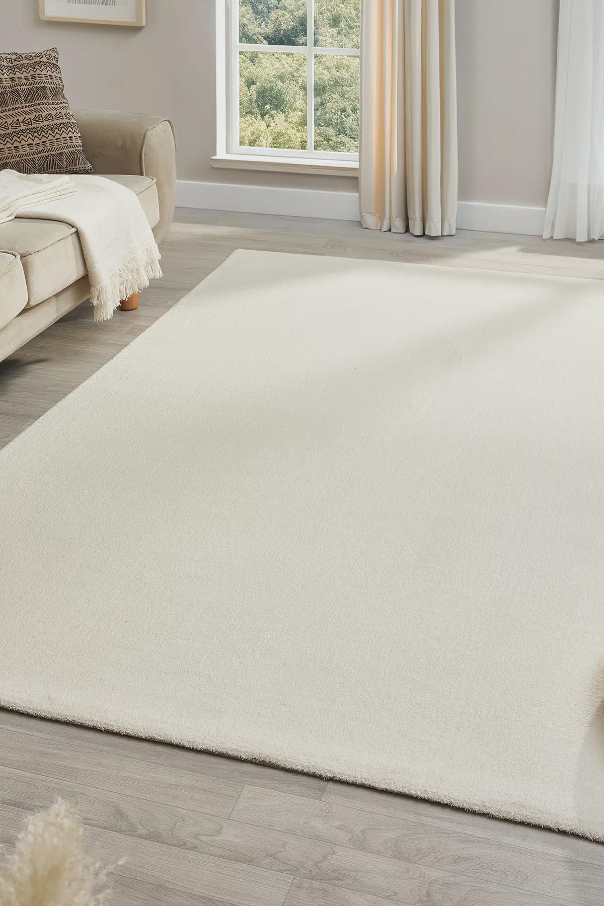 Custom Size Jute Rug Runner - Plain Cream Soft Pile Shaggy Style - Etsy
