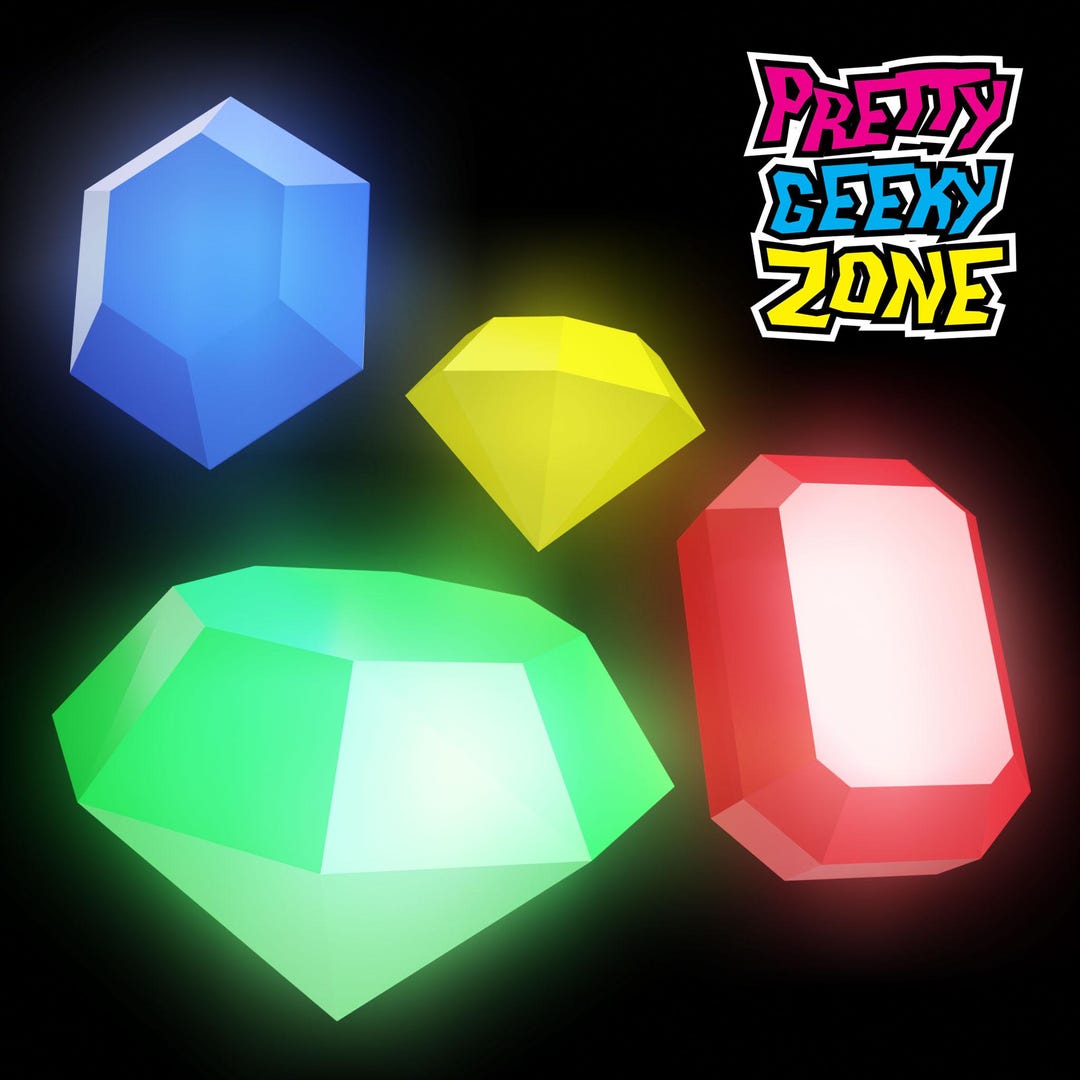 Chaos Emeralds Sol Emeralds Time Stones Sonic Cosplay! - Etsy