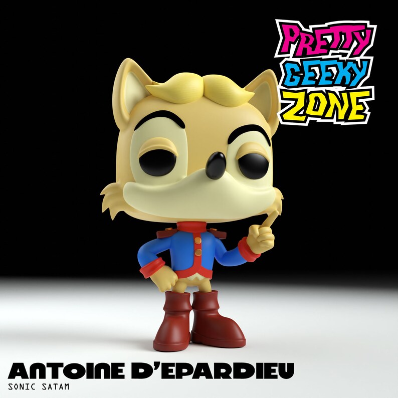 Custom Sonic the Hedgehog Funkos Set 2 Antoine Surge Super - Etsy