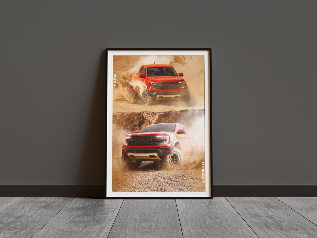 Ford Ranger Poster | Ford Car Art | Gift | Car Enthusiast Wall Art | A4 ...