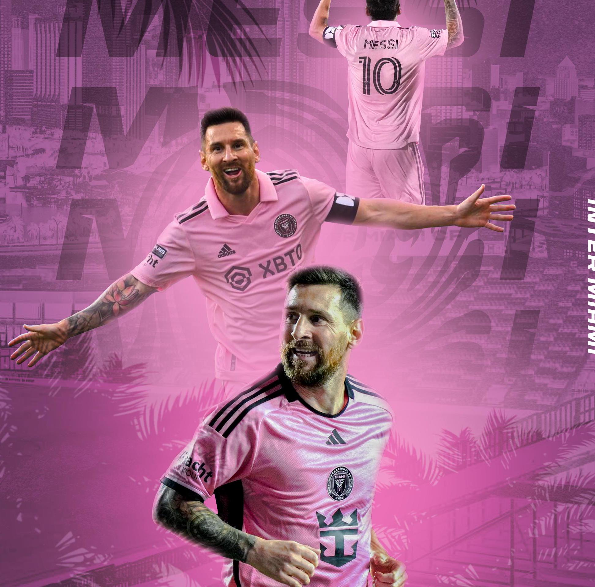 Lionel Messi Poster | Inter Miami Football Art | Football Enthusiast ...