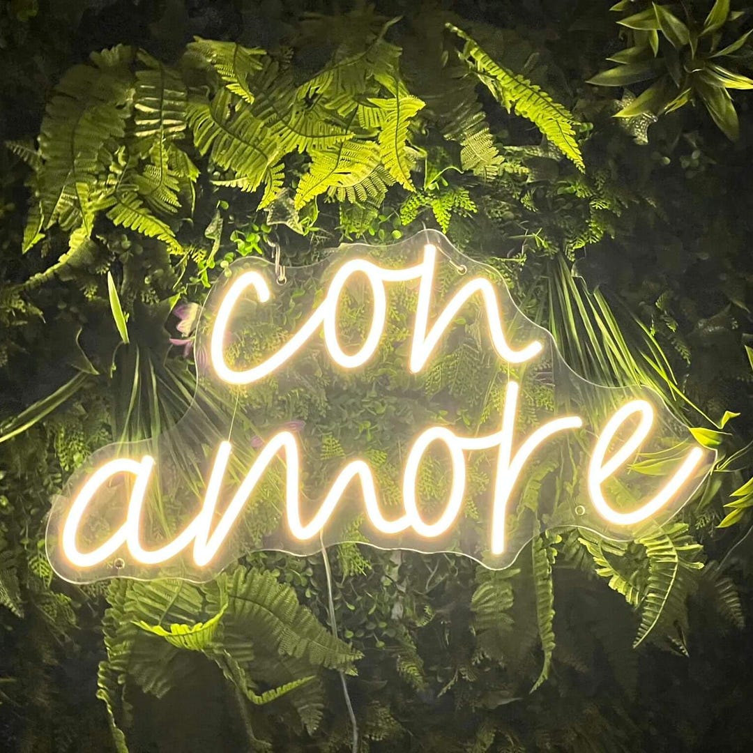 Individual Neon Sign I Neon Sign I Illuminated Sign Wedding I LED ...