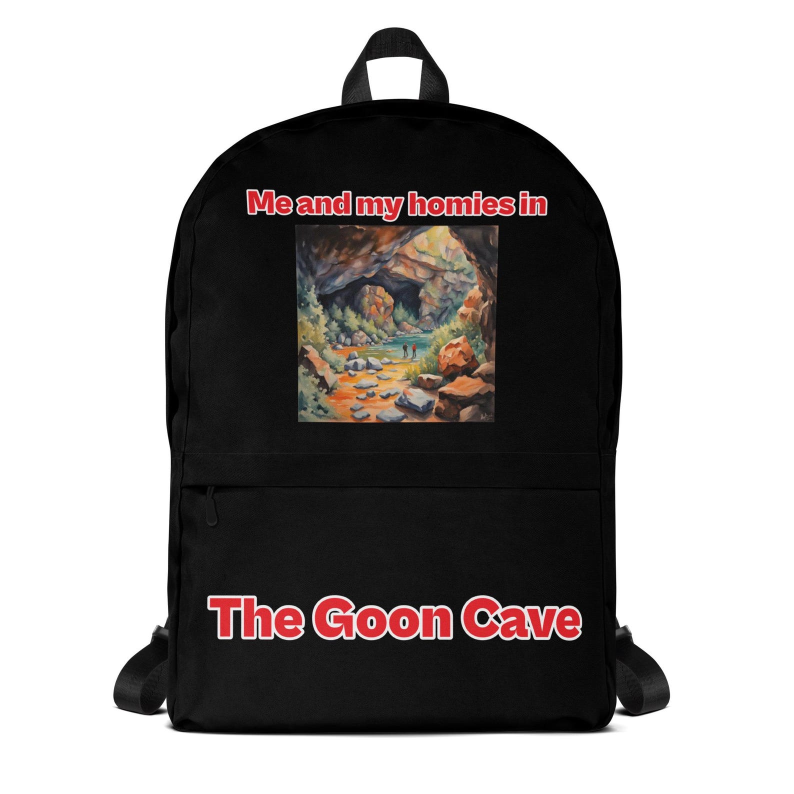 Goon Cave Backpack | Polyester | Water Resistant | Laptop Pocket - Etsy