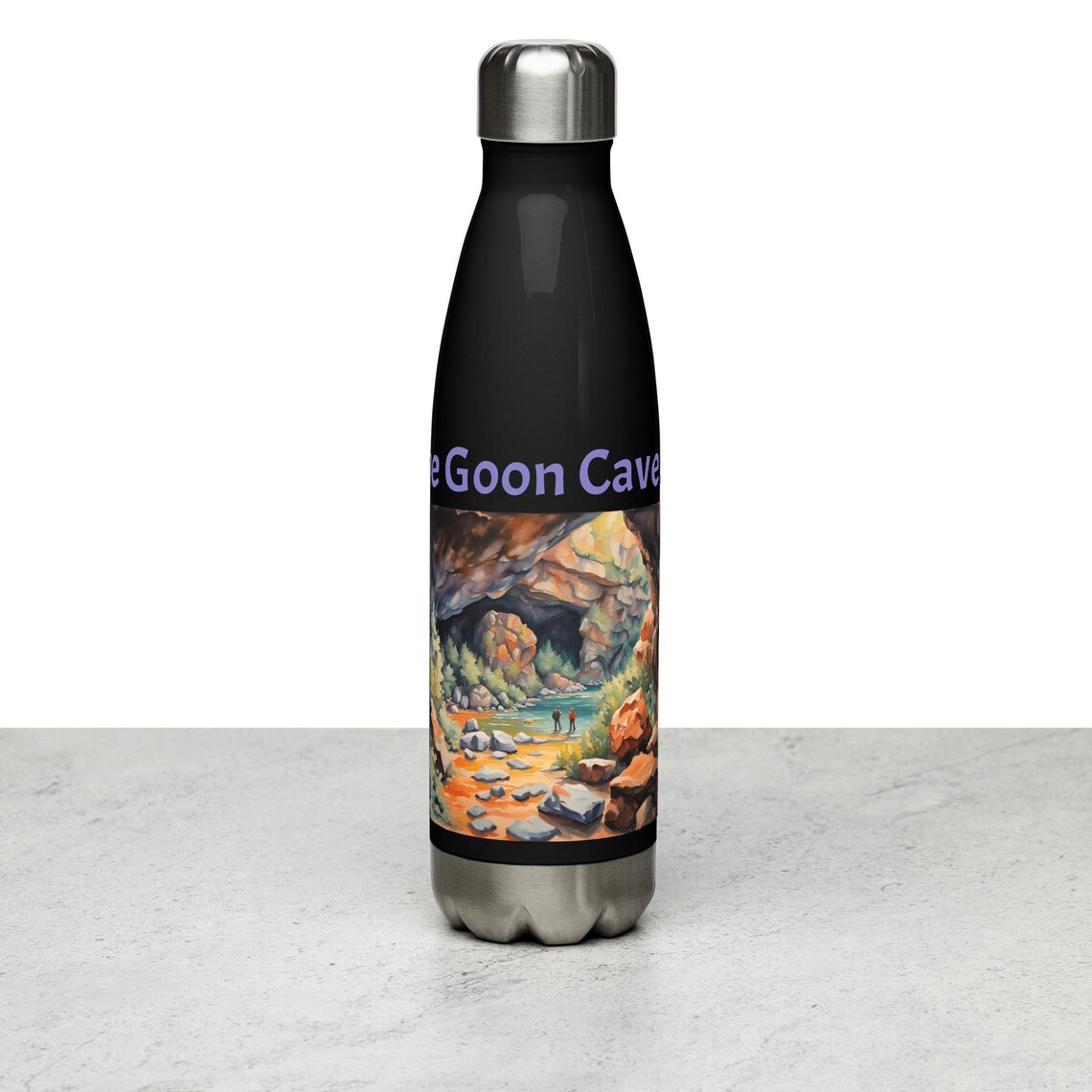 Goon Cave Stainless Steel Water Bottle - Etsy