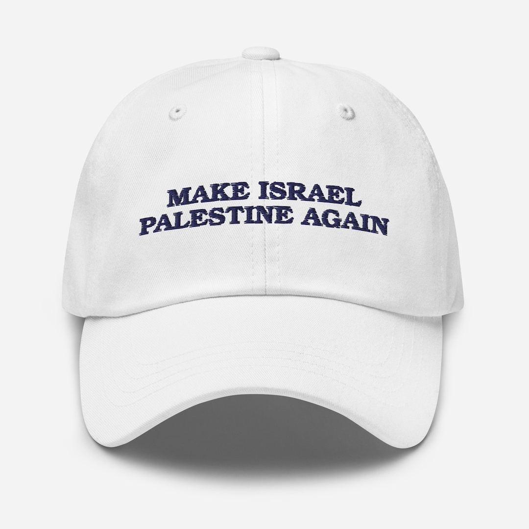 Make Israel Palestine Again Dad Hat (navy Text) - Etsy