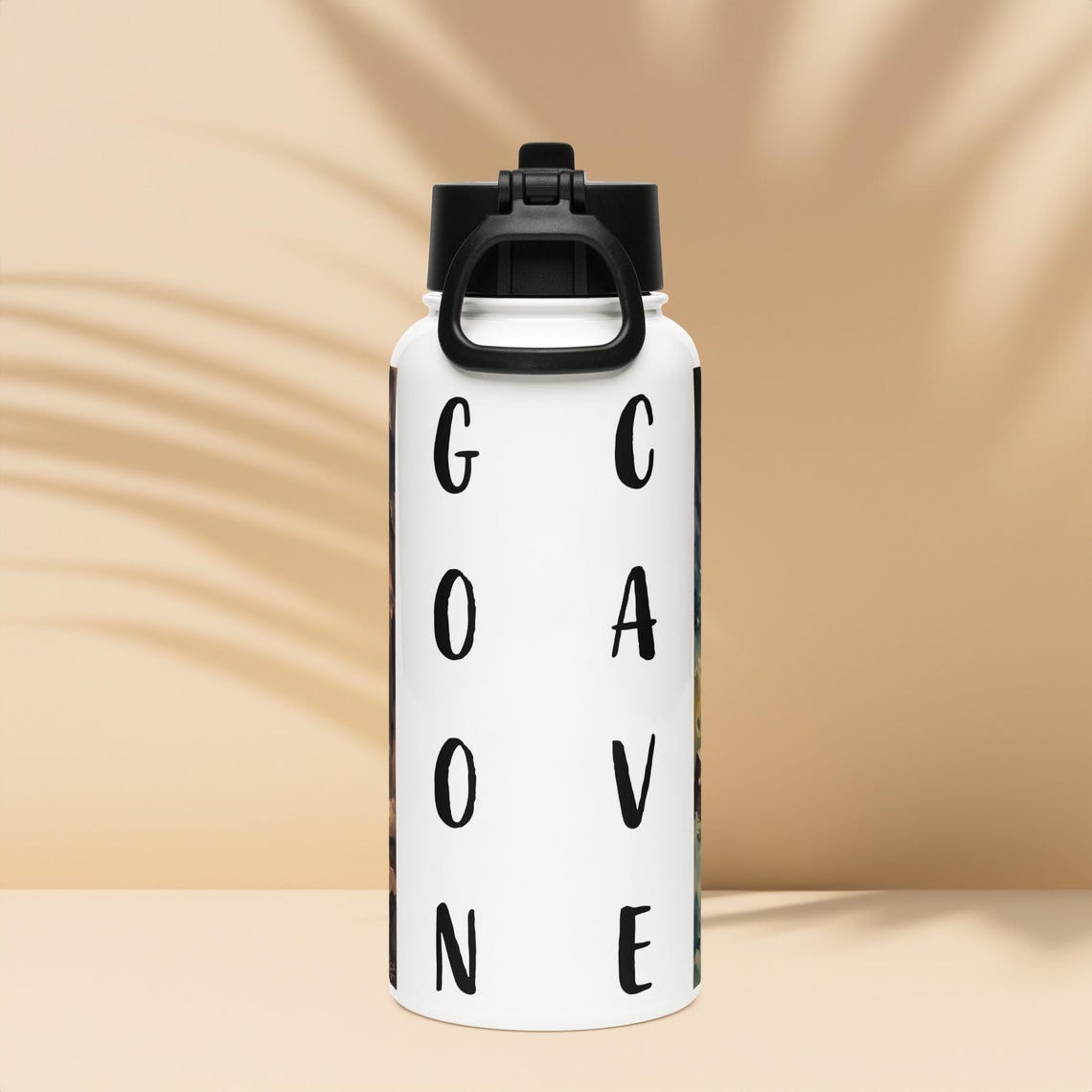 Goon Cave Stainless Steel Water Bottle With a Straw Lid - Etsy