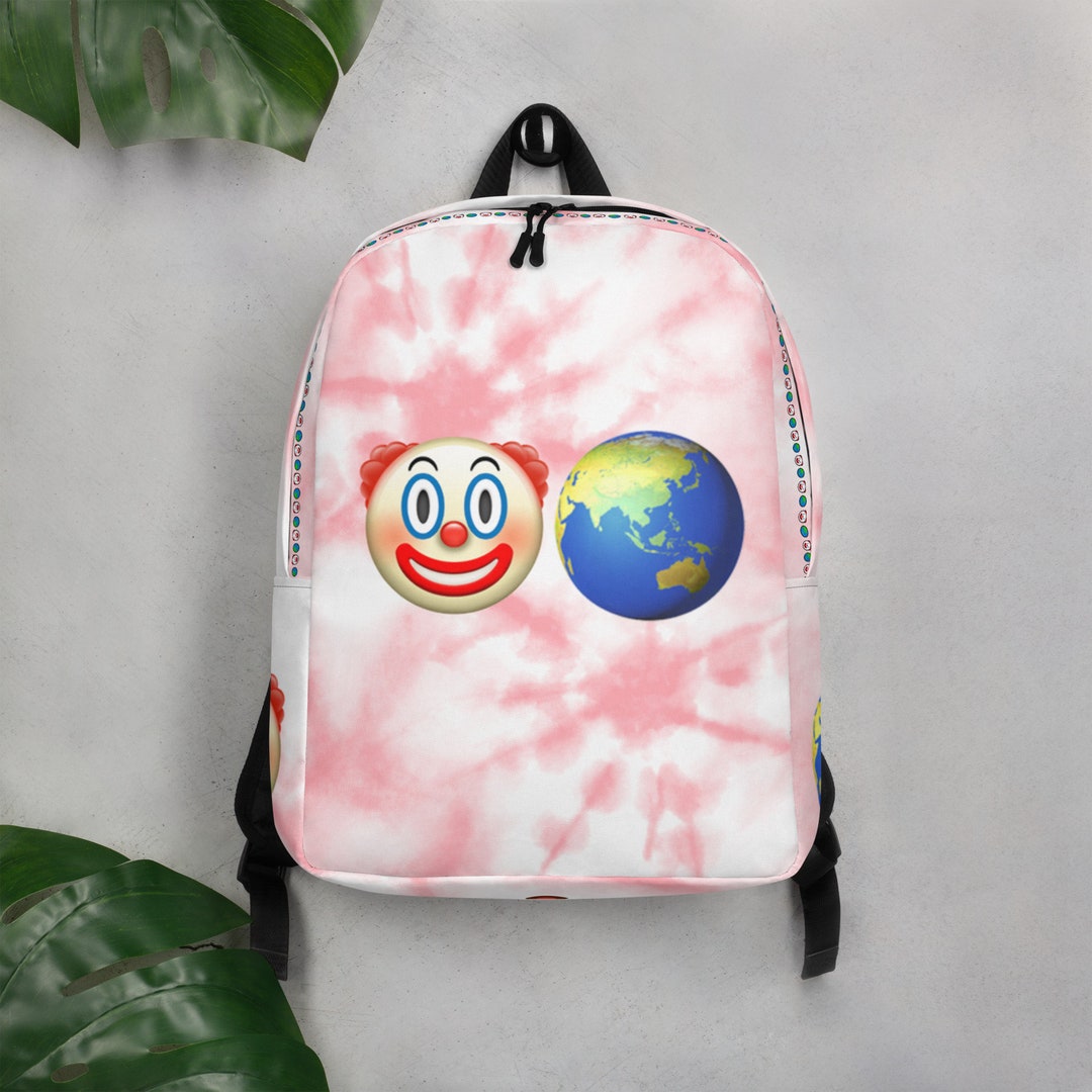 PINK CLOWN BACKPACK | Clownworld Backpack | Handmade Backpack | Unique ...