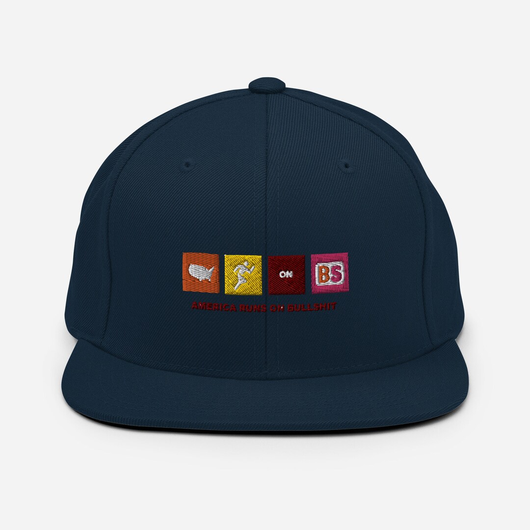 America Runs on BS Baseball Cap - Etsy
