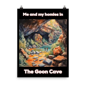Goon Cave Matte Poster - Etsy