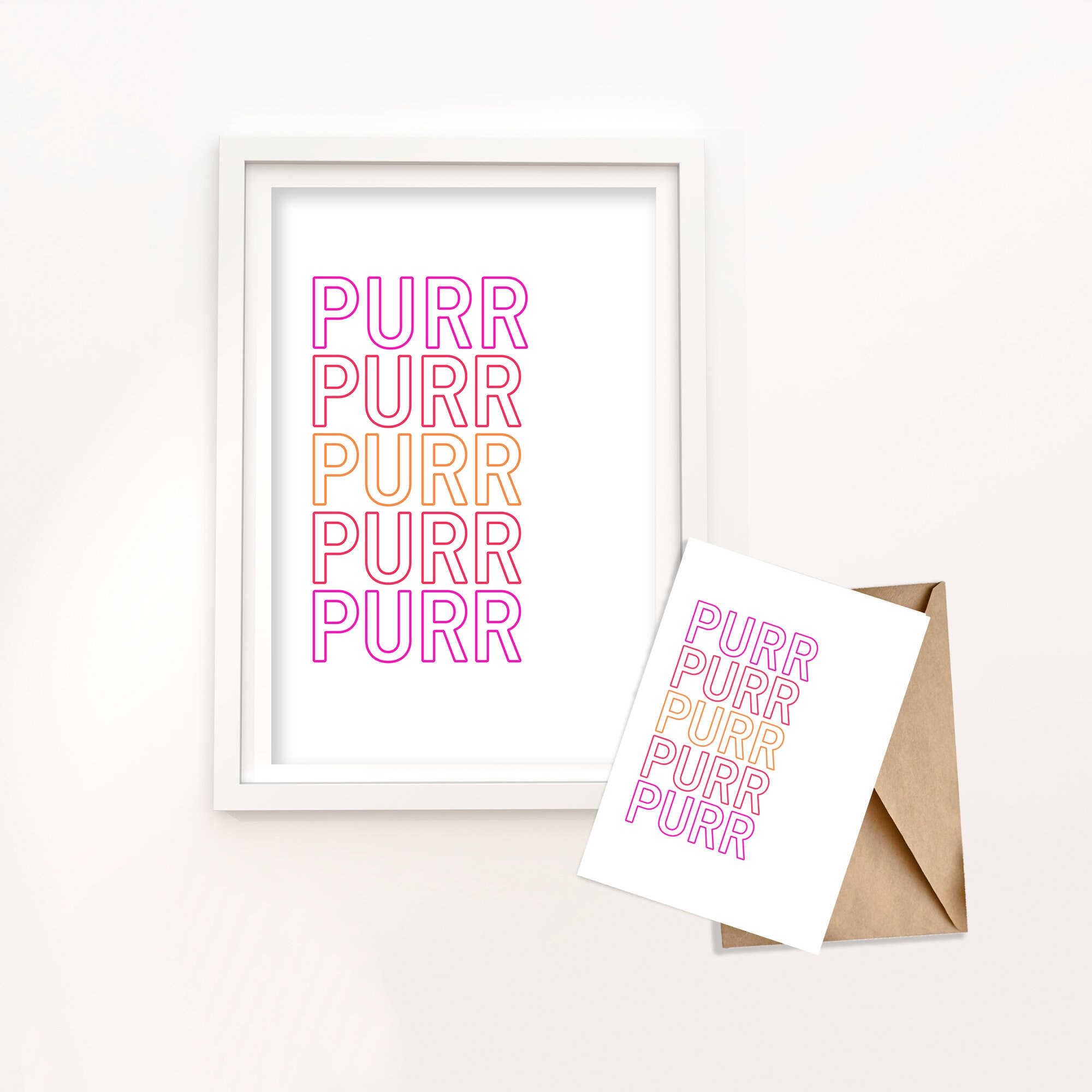 Printable Birthday Card Word Art Crazy Cat Lady Gifts - Etsy