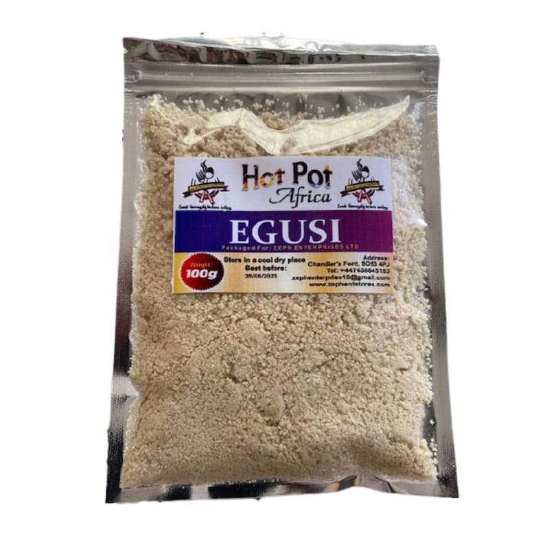2pks Egusi |melon Seed - Ground, Tasty, Organic & Hand Peeled (2 X 100g ...