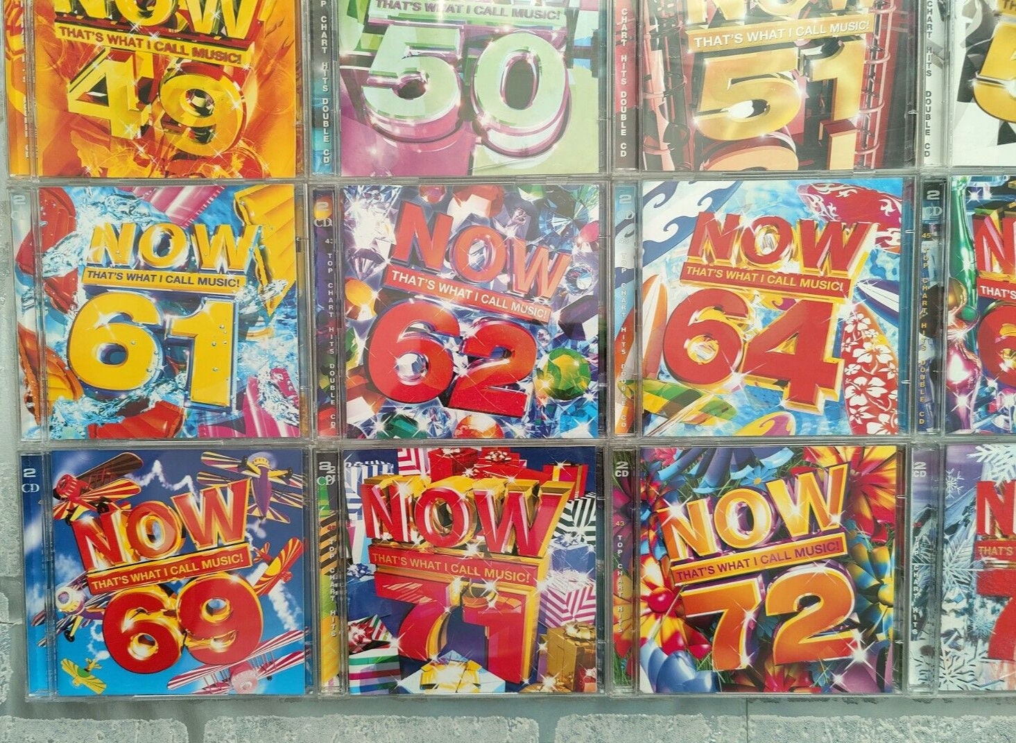 70 NOW That's What I Call Music Cd's 1990's 2000's / Double Box Sets ...