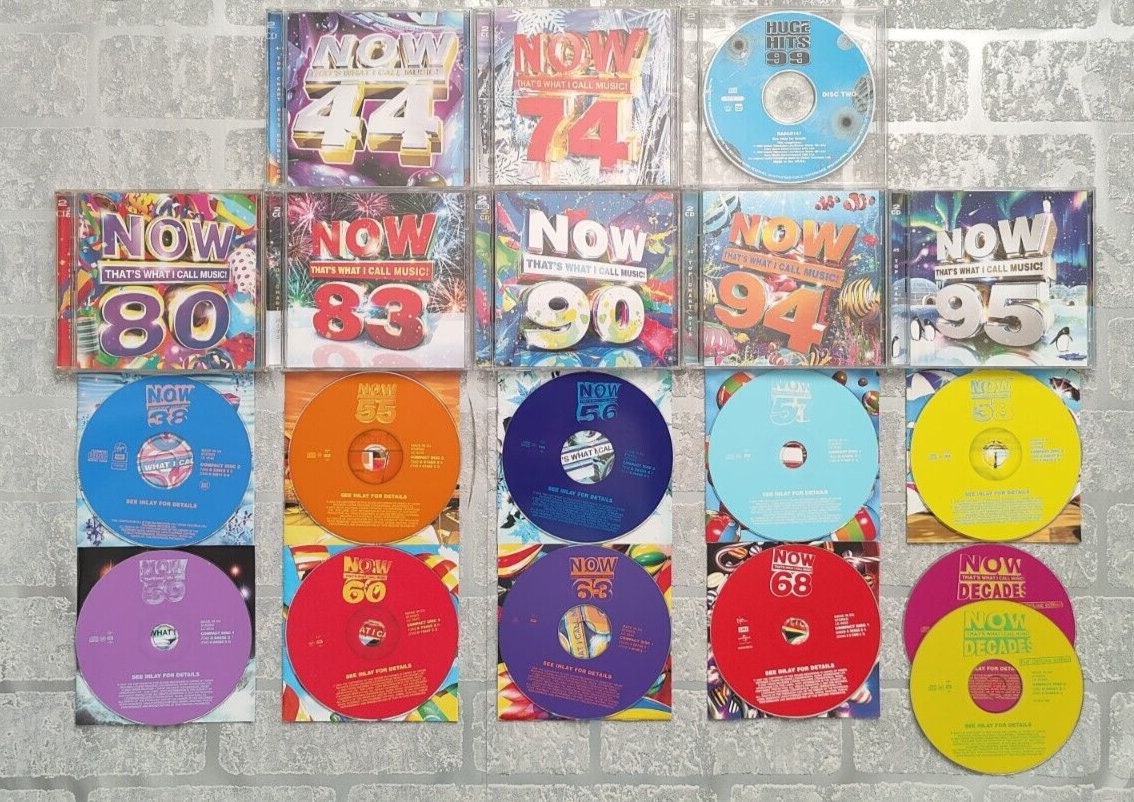 70 NOW That's What I Call Music Cd's 1990's 2000's / Double Box Sets ...