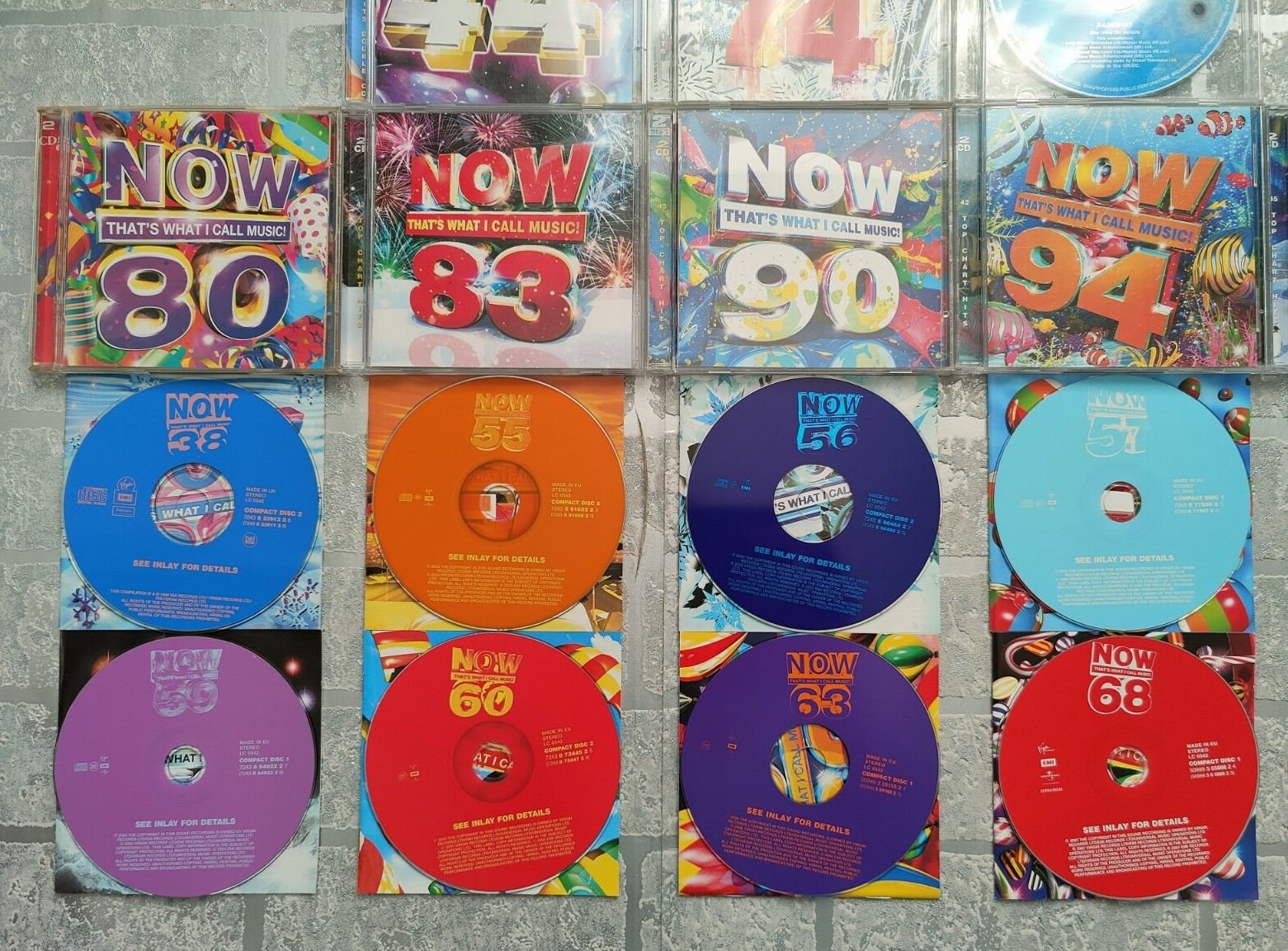 70 NOW That's What I Call Music Cd's 1990's 2000's / Double Box Sets ...