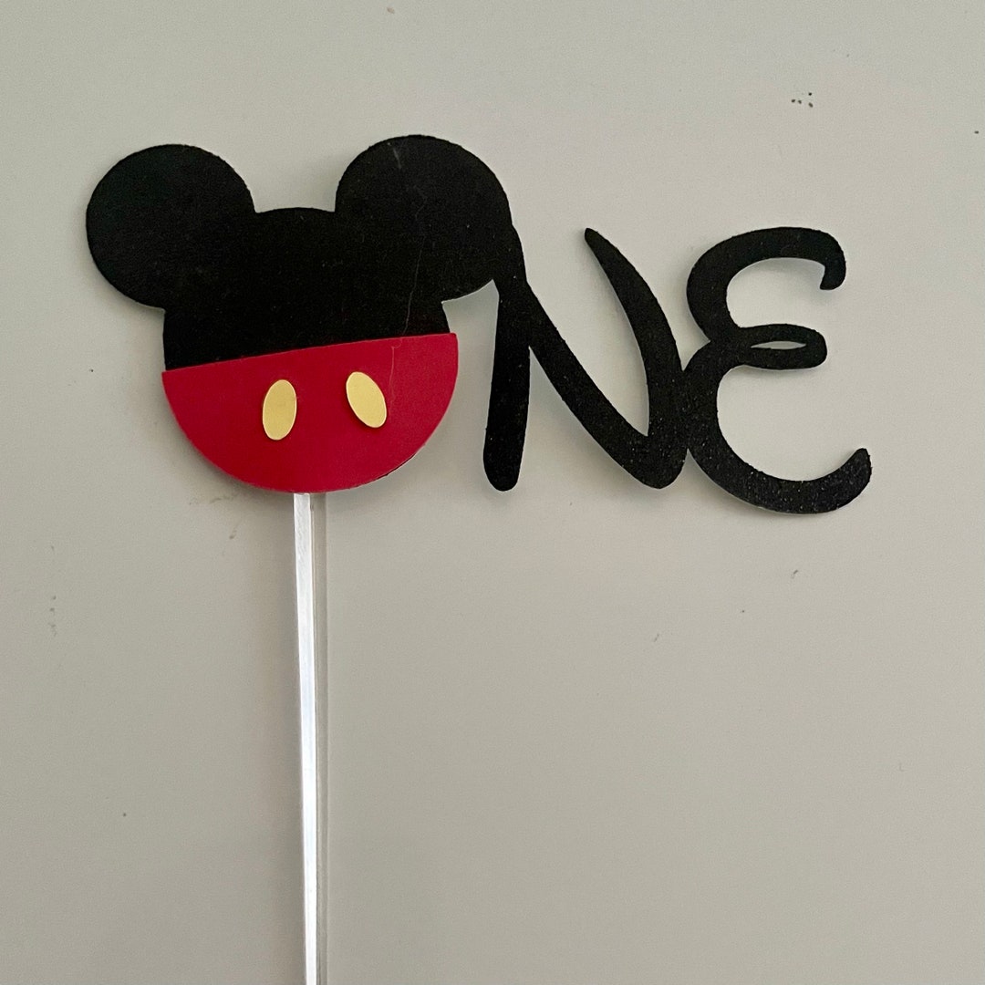 Micky Mouse Cake Topper, Micky Mouse Party - Etsy