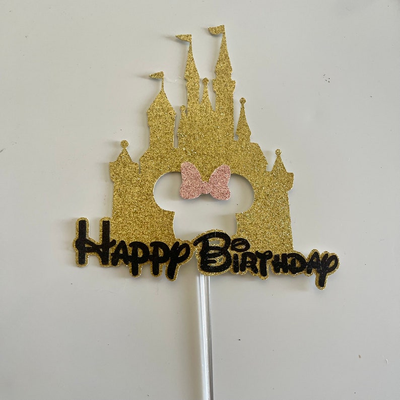 Disney Castle Cake Topper - Etsy