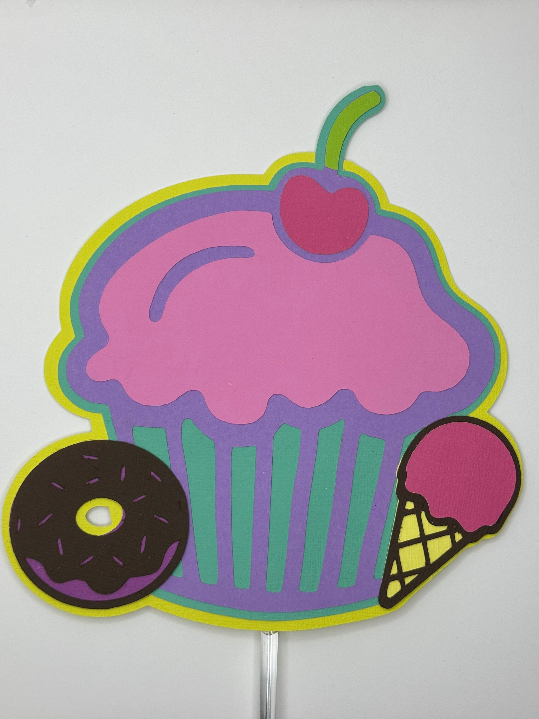 Candyland, Candy Cake Topper, Personalized Cake Topper, Donut Cake ...