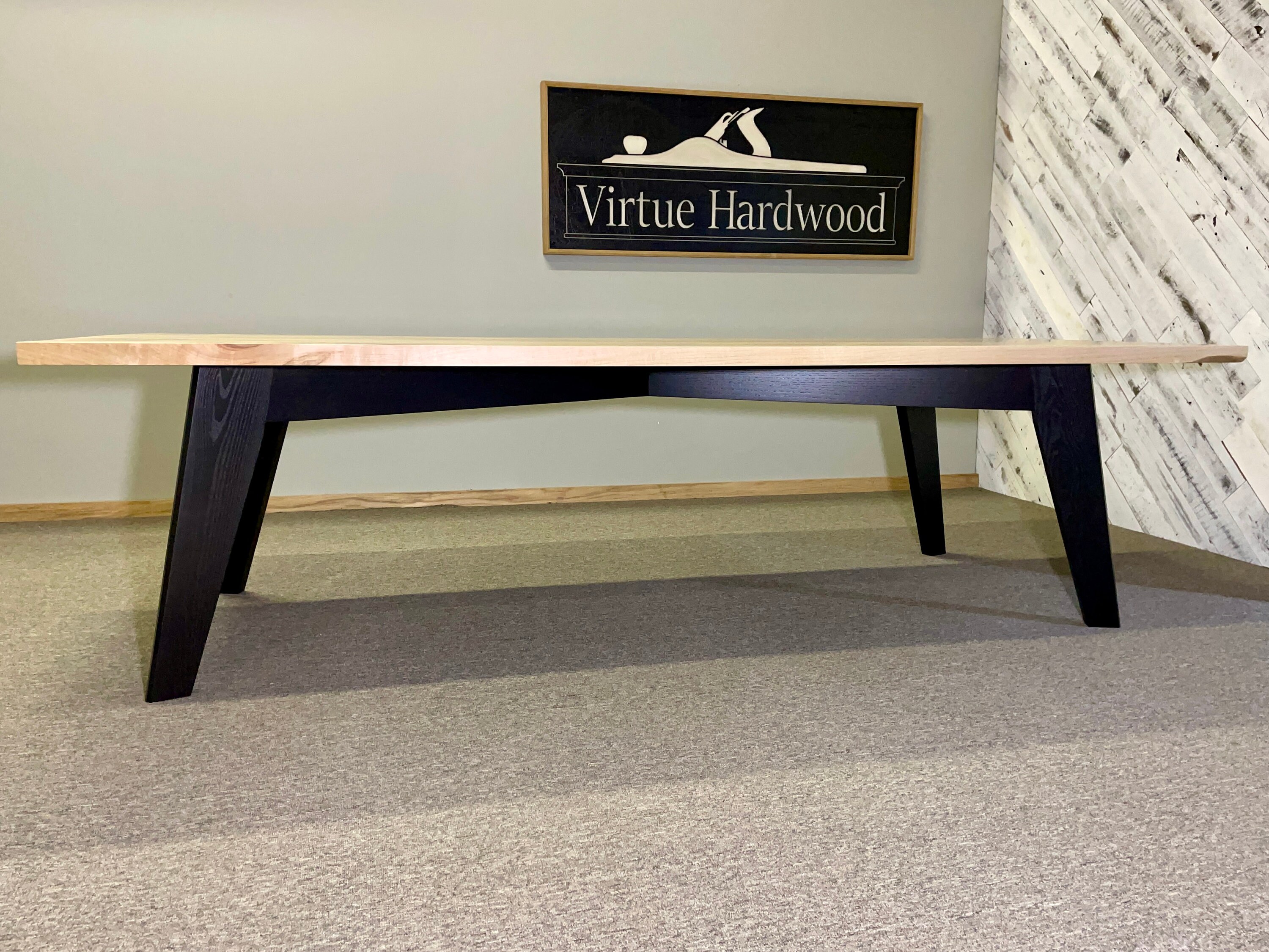 Large Figured Maple Slab Dining Table - Etsy