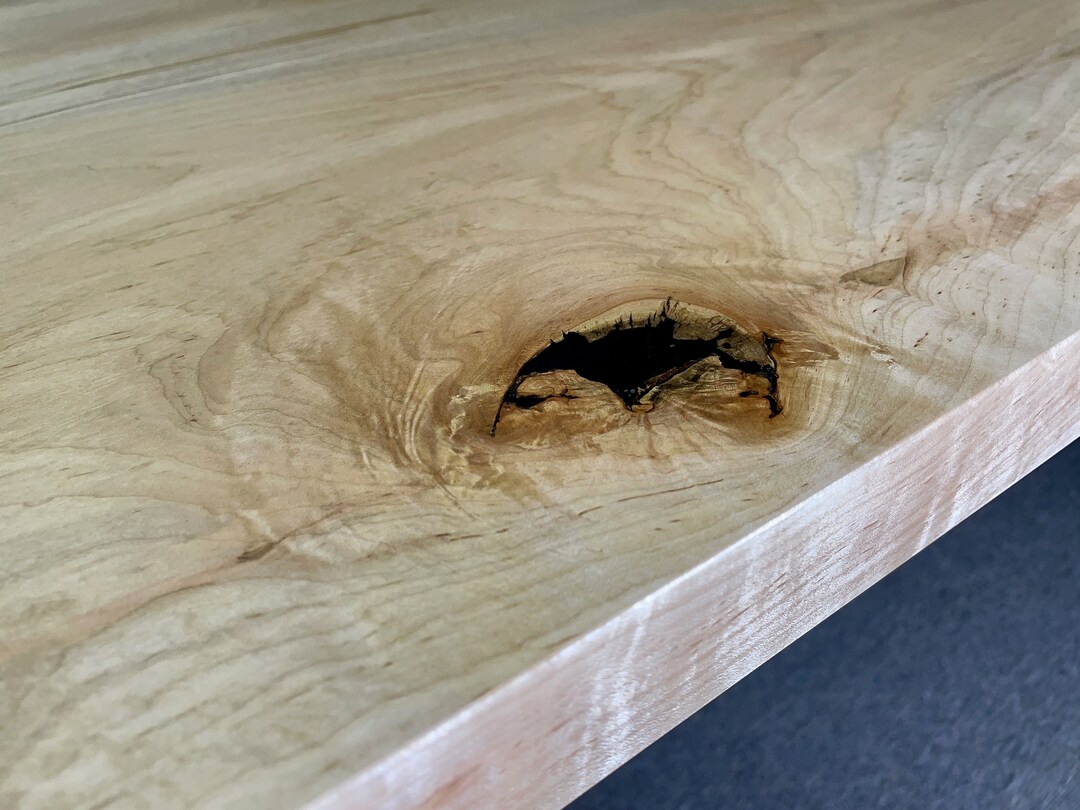 Large Figured Maple Slab Dining Table - Etsy