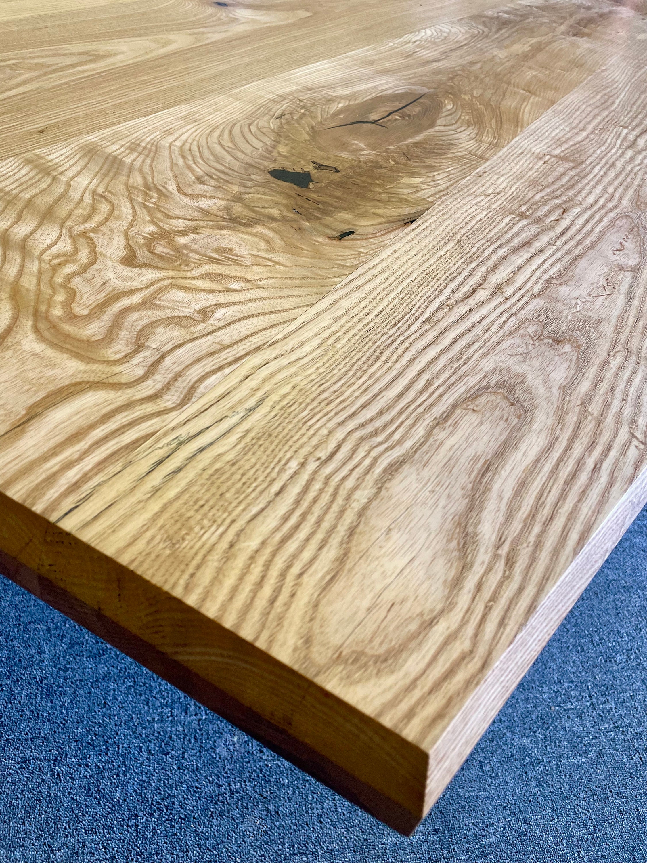 Ash Slab Conference Table With Custom I-beam Base - Etsy