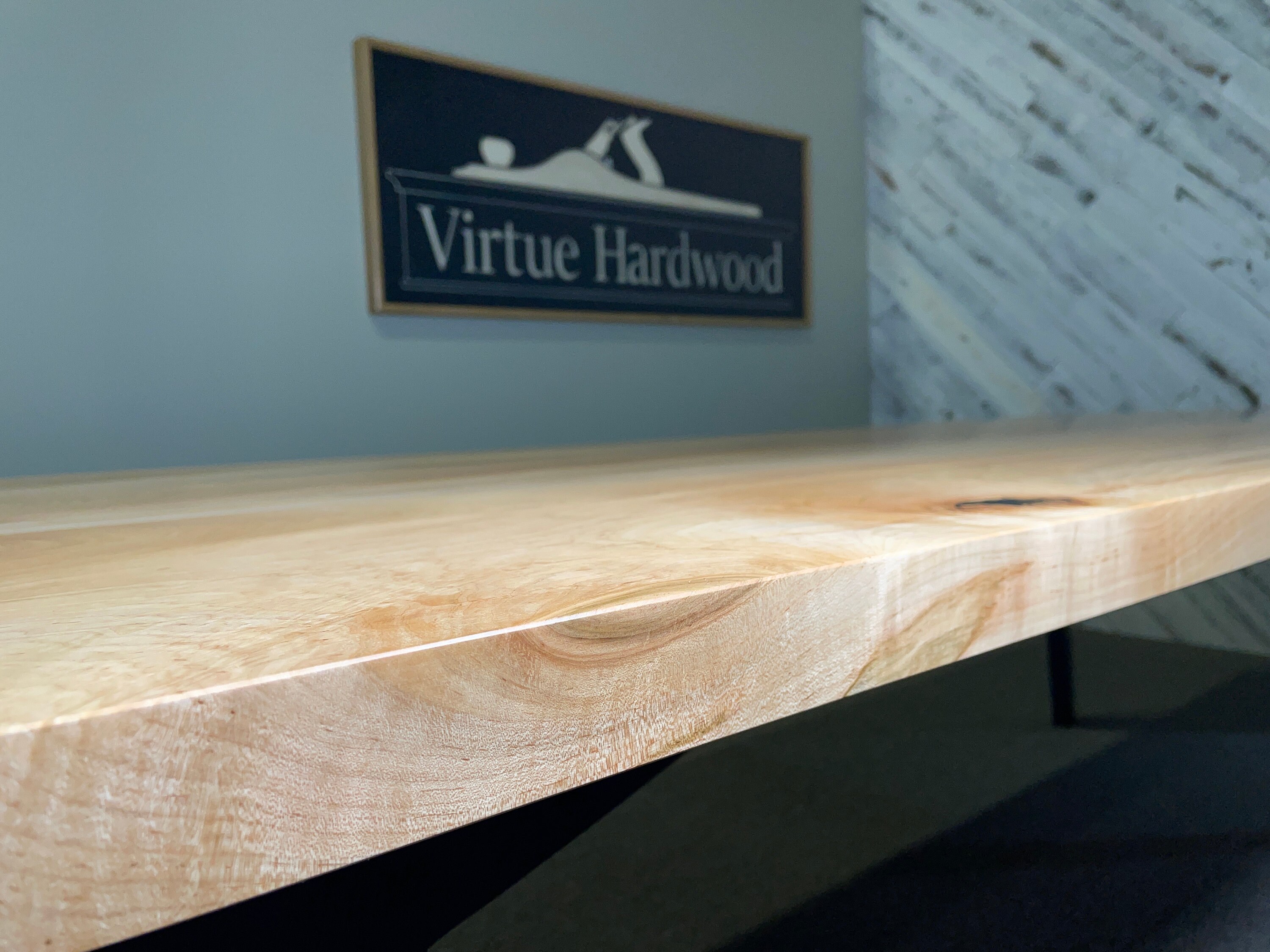 Large Figured Maple Slab Dining Table - Etsy