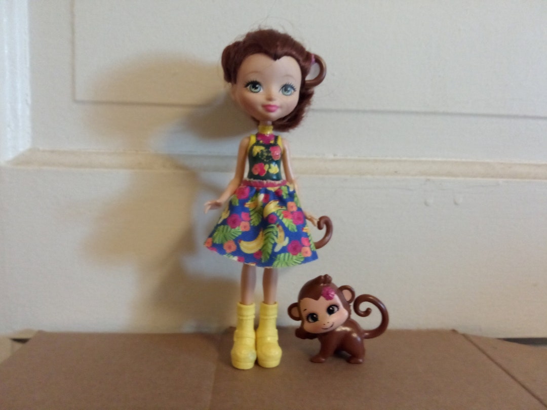 Enchantimals Merit Monkey Doll - Etsy