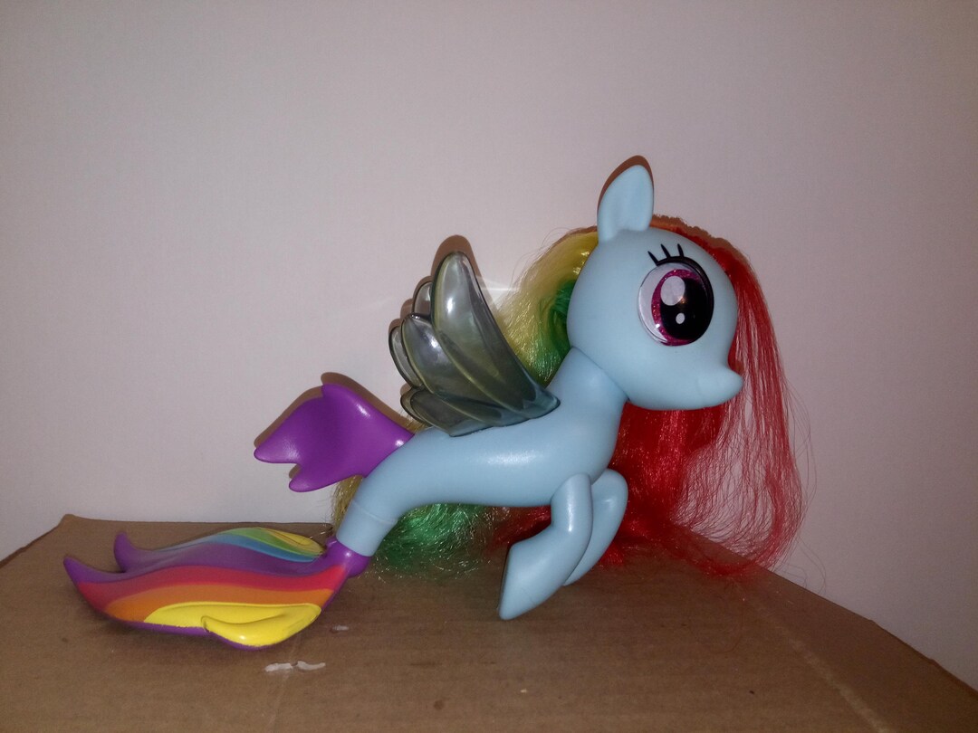 My Little Pony Sea Ponies Rainbow Dash - Etsy