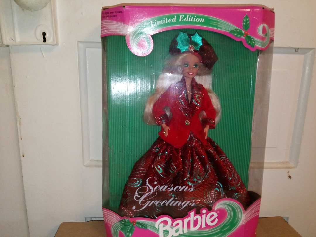Barbie 1994 Seasons Greetings Barbie New in Bix - Etsy