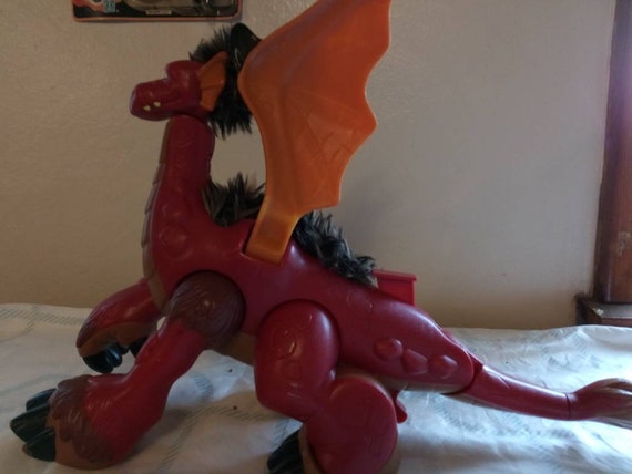 Imaginext Adventures Red Dragon Figure - Etsy